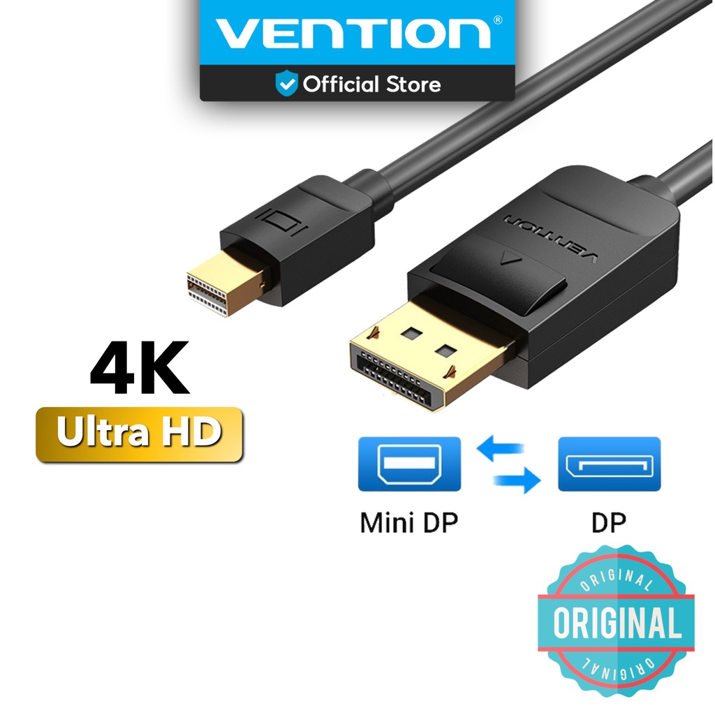 Vention Mini DisplayPort to DisplayPort Cable Mini DP to DP Cable ...