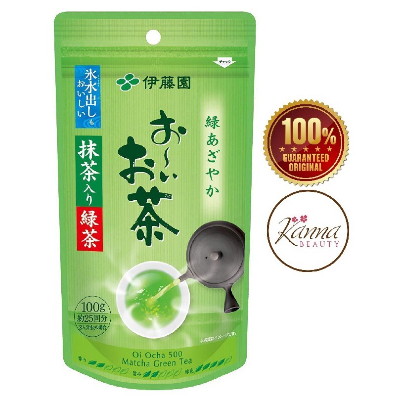 Itoen Oi Ocha Green Tea Leaf 100g 500 Matcha Blended JAPAN | Shopee ...