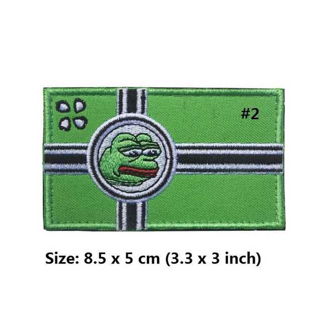 Sad Pepe The Sad Frog Patch Meme Iron On Embroidered Applique Patch ...