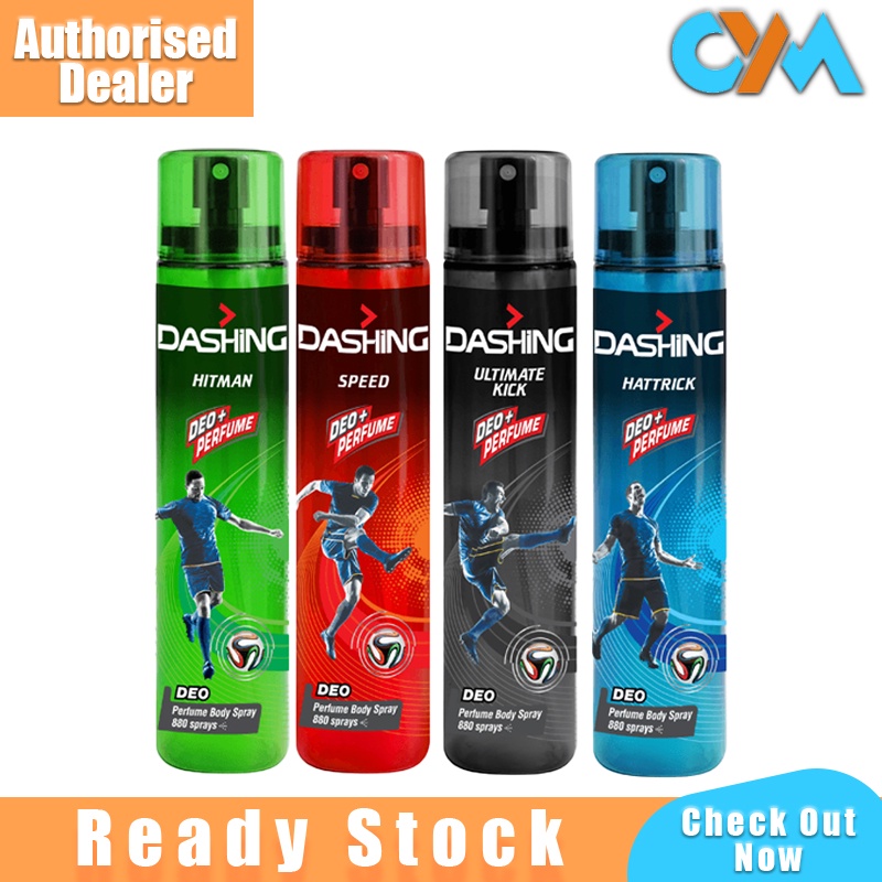 Dashing Deo+ Perfume 120ml Cool Aqua Style Legend Speed Surga Active ...