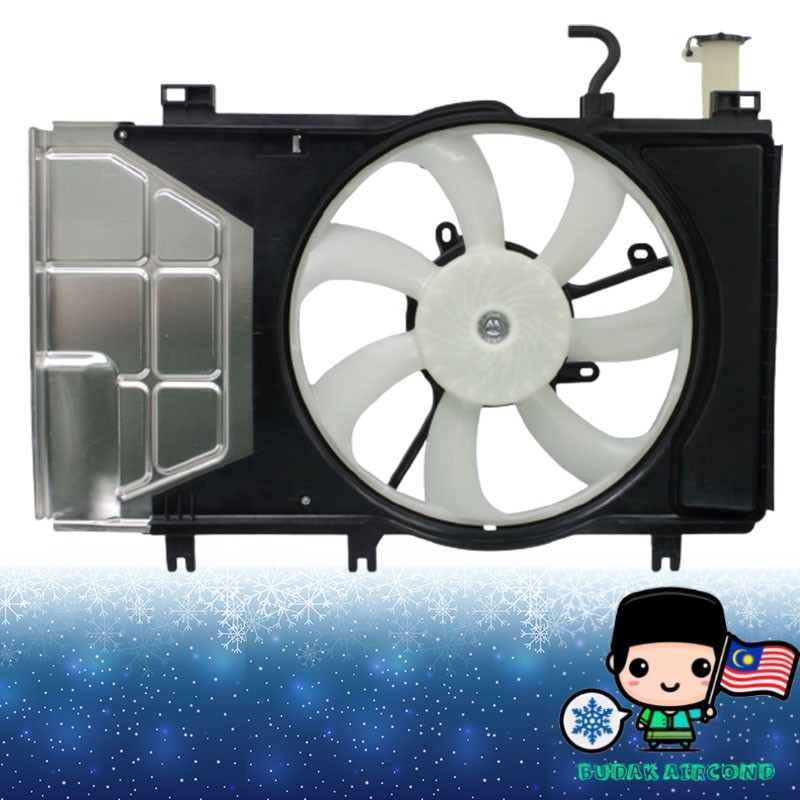 Toyota Sienta NSP170 1.5 COOLING FAN MOTOR ASSY RADIATOR COMPLETE SET ...