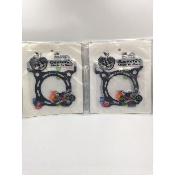 APPLE GASKET LC135 Y15ZR HEAD GASKET 62MM 65MM GASKET HEAD METAL BESI ...