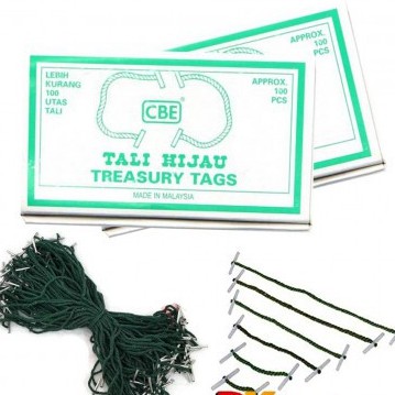 CBE Treasury Tag / Tali Hijau 3T/4T/5T/6T/7T/8T/9T/10T/12T | Shopee ...