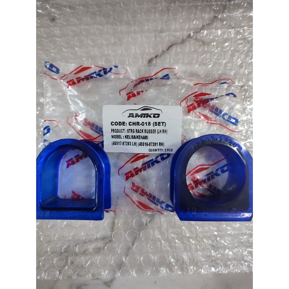 AMIKO STEERING RACK RUBBER SETS ( CHR-018 ) PERODUA KENARI KELISA ...