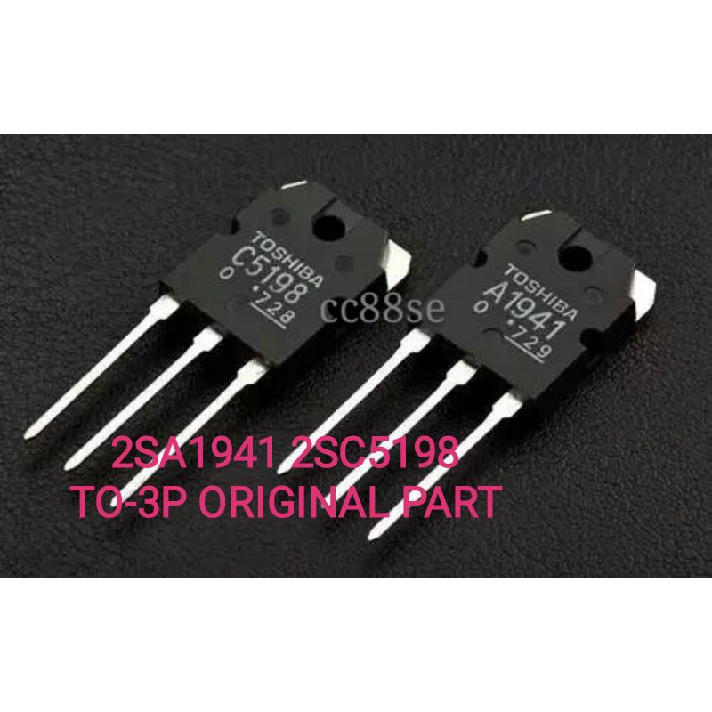 2SA1941 2SC5198 TO-3P ORIGINAL PART TOSHIBA (SOLD IN PAIR) | Shopee Malaysia