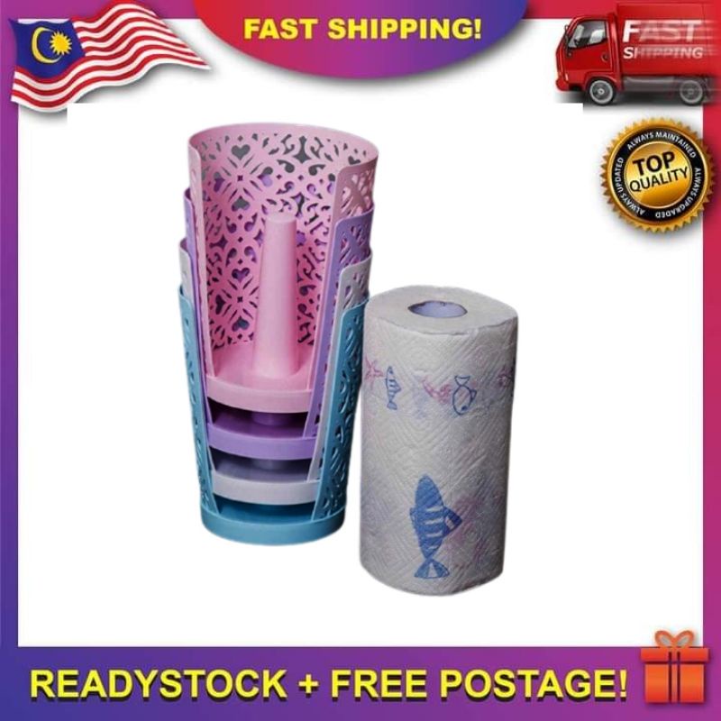 Kitchen roll towel Tissue holder paper tempat letak tisu dapur bekas ...