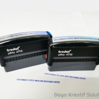 [RUBBER STAMP] COP NAMA - SELF INK [Saiz:10x70mm] | Shopee Malaysia