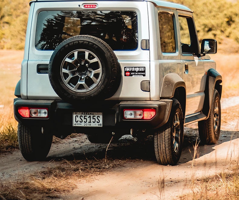 KEEP THE DISTANCE Warning Car Sticker Reflective Warn Decal Automobile ...