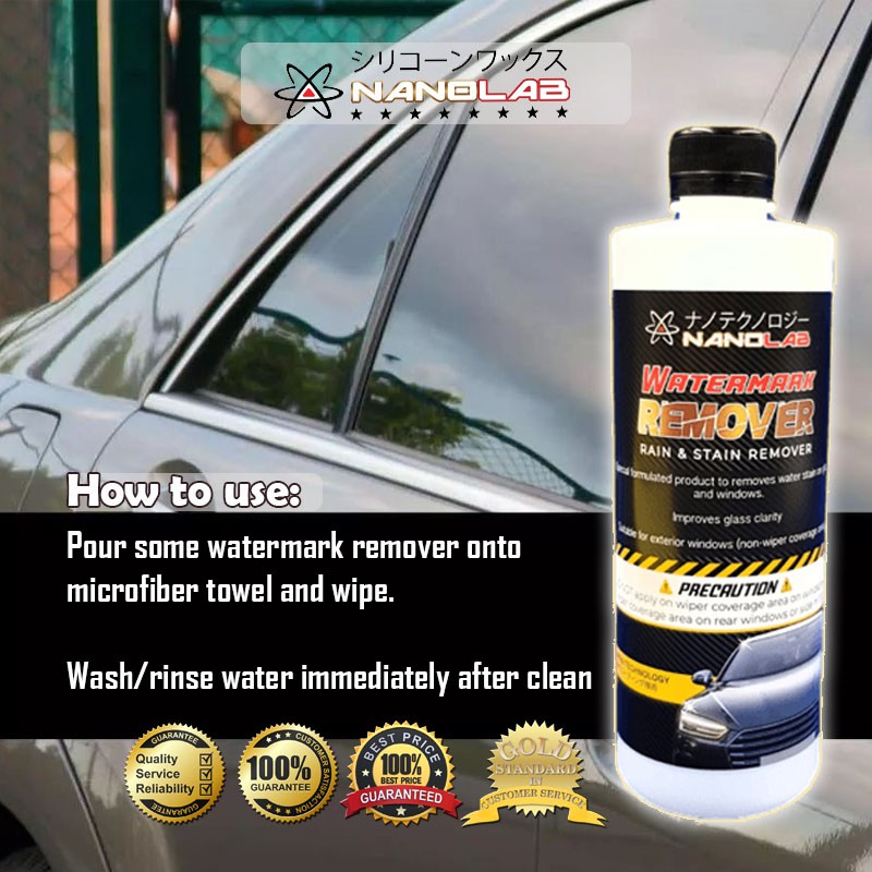 [NANOLAB] Watermark Remover Liquid | Glass Stain Rain Remover | Pencuci ...