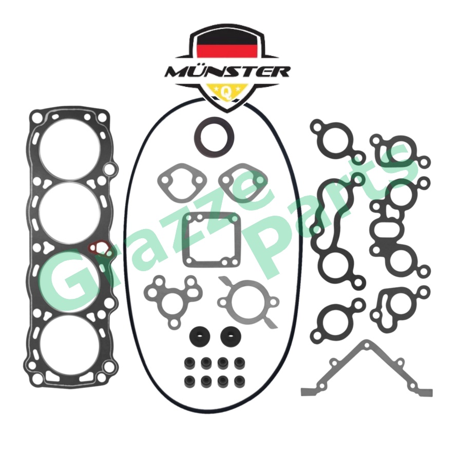 Münster Head Top Gasket Set 11042-01M25 for Nissan Sunny B11 130Y 1.3 E13 E13S (Carbon) | Shopee ...