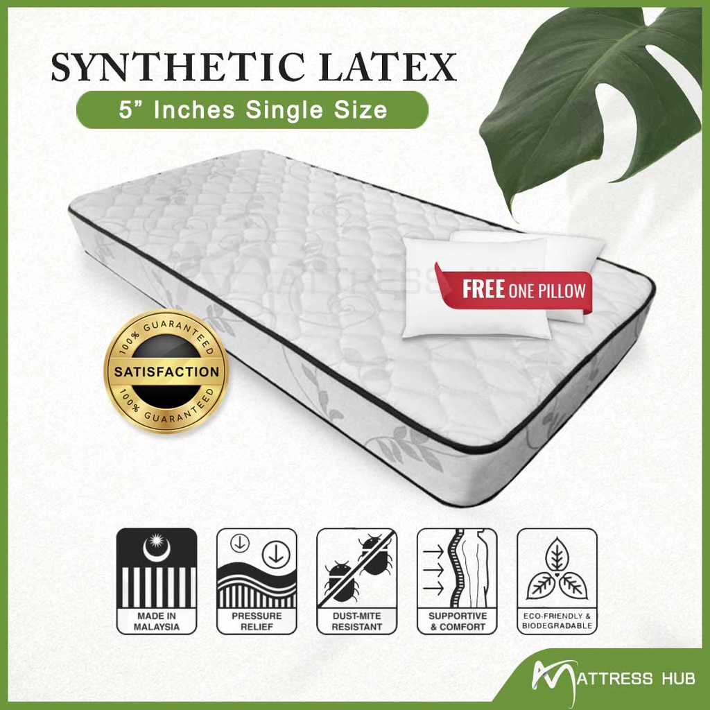 [READY STOCK FREE DELIVERY+ FREE PILLOW] Single Size 6,5,4 inch ...