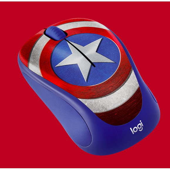 Logitech M238 Marvel Collection Wireless Mouse Captain series. Similar ...