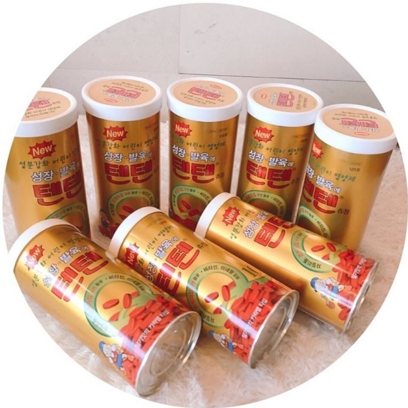 Tenten chewy vitamin tablets Koera 1 can (120pcs) | Shopee Malaysia