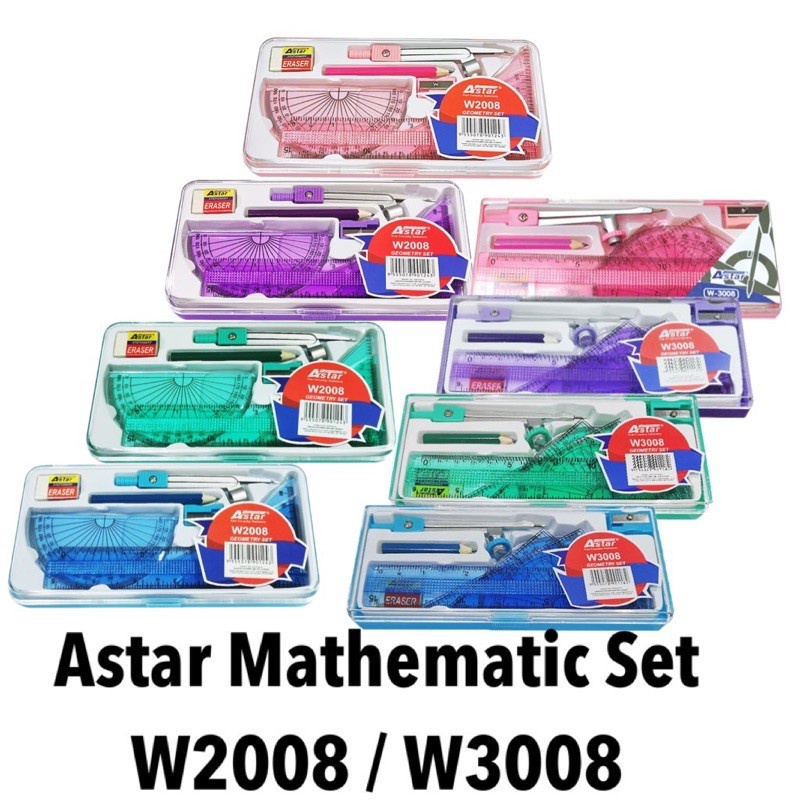 Astar Geometry Set W3008 / W2008 (RANDOM) READY STOCK | Shopee Malaysia