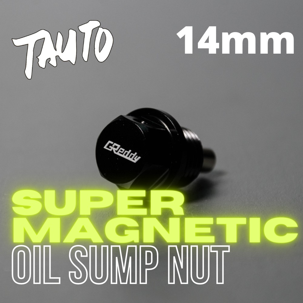 SUPER Magnetic Oil Sump Drain Plug Nut 14mm for Perodua Myvi Axia Bezza ...