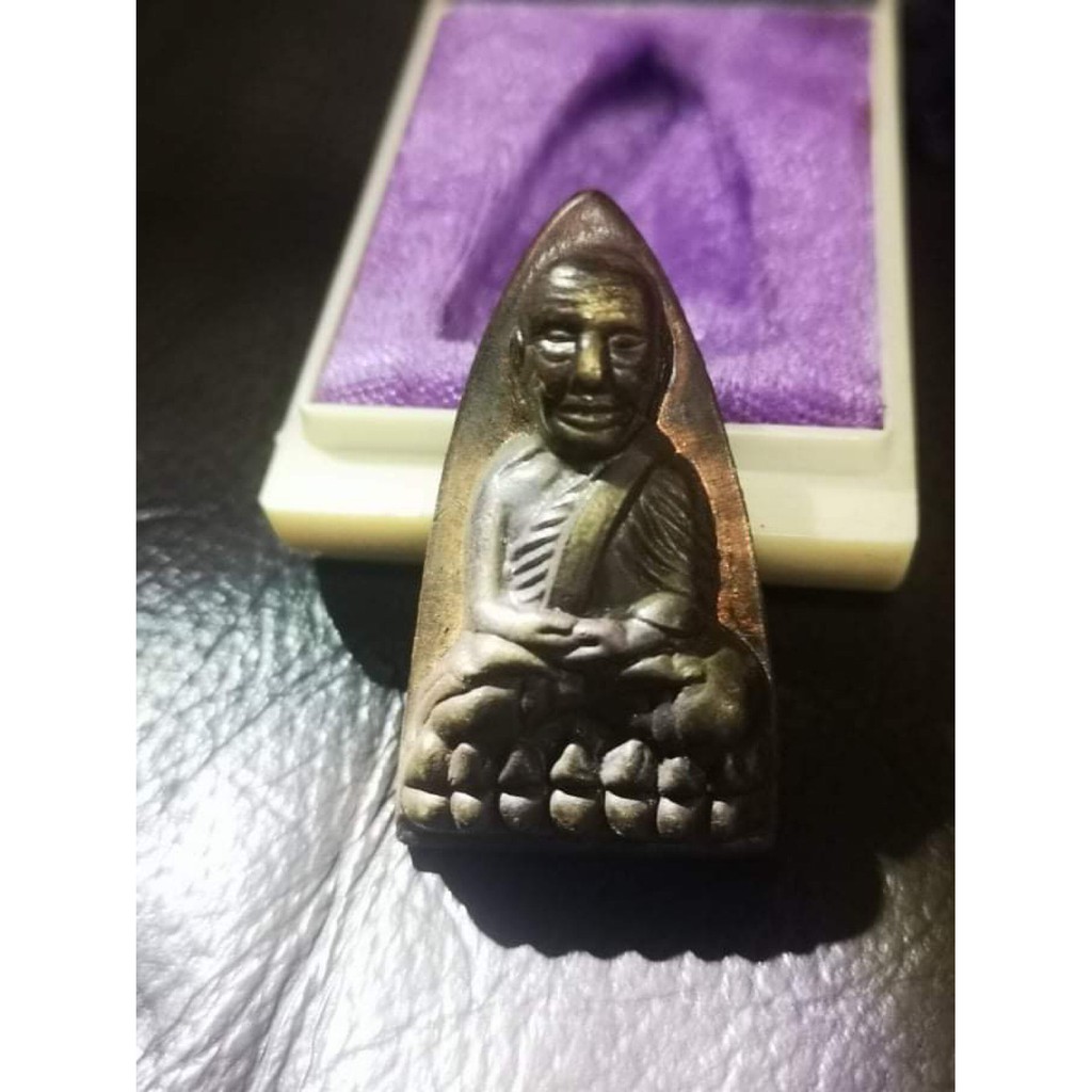 Achan Daeng Wat Rai Luang Phor Thuad Taolit be 2553 Samrit 青铜料 有原装庙盒 ...