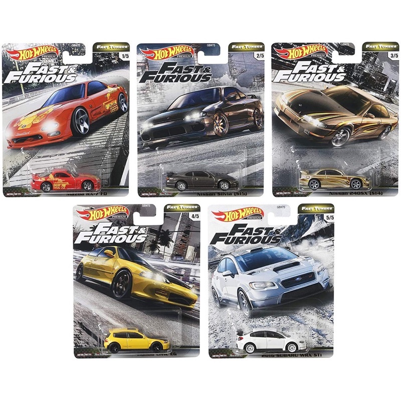 Hotwheels Fast And Furious New Set READY STOCK ( Fast Tuners ) | Shopee ...