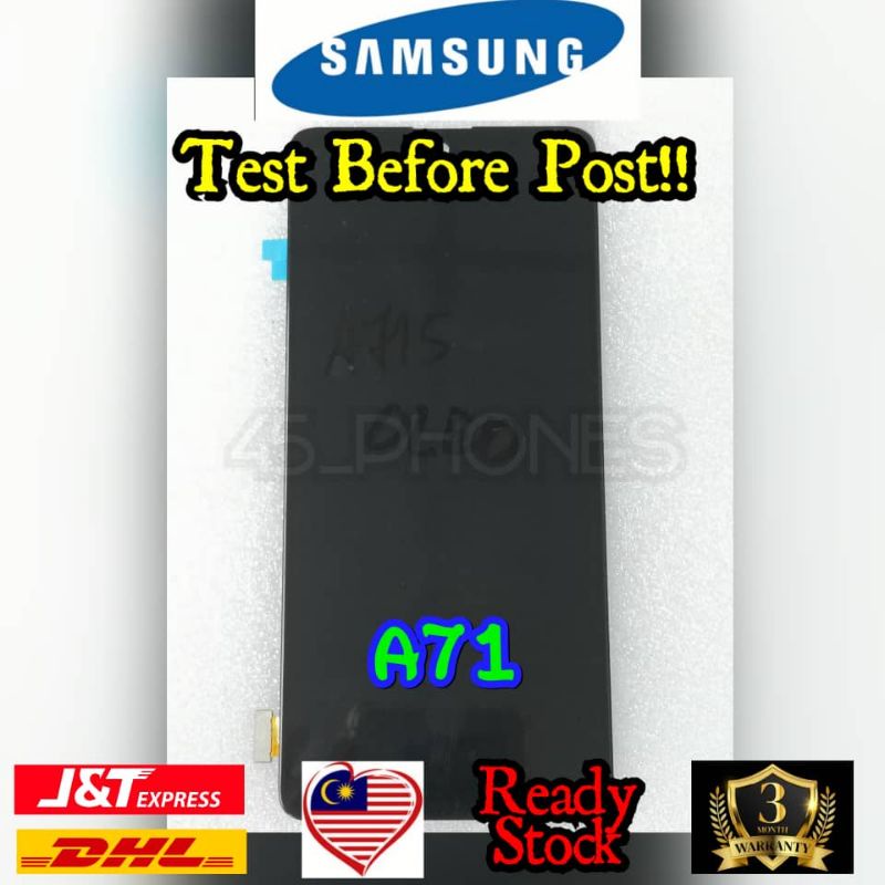 OMP45 (Ready Stock) A715f SAM GALAXY A71 2019 LCD DISPLAY TOUCHSCREEN ...