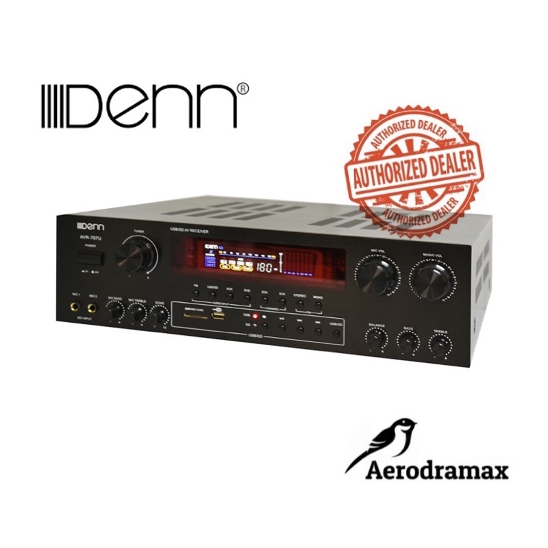 DENN AVR-707U Swallow House Audio System | Shopee Malaysia