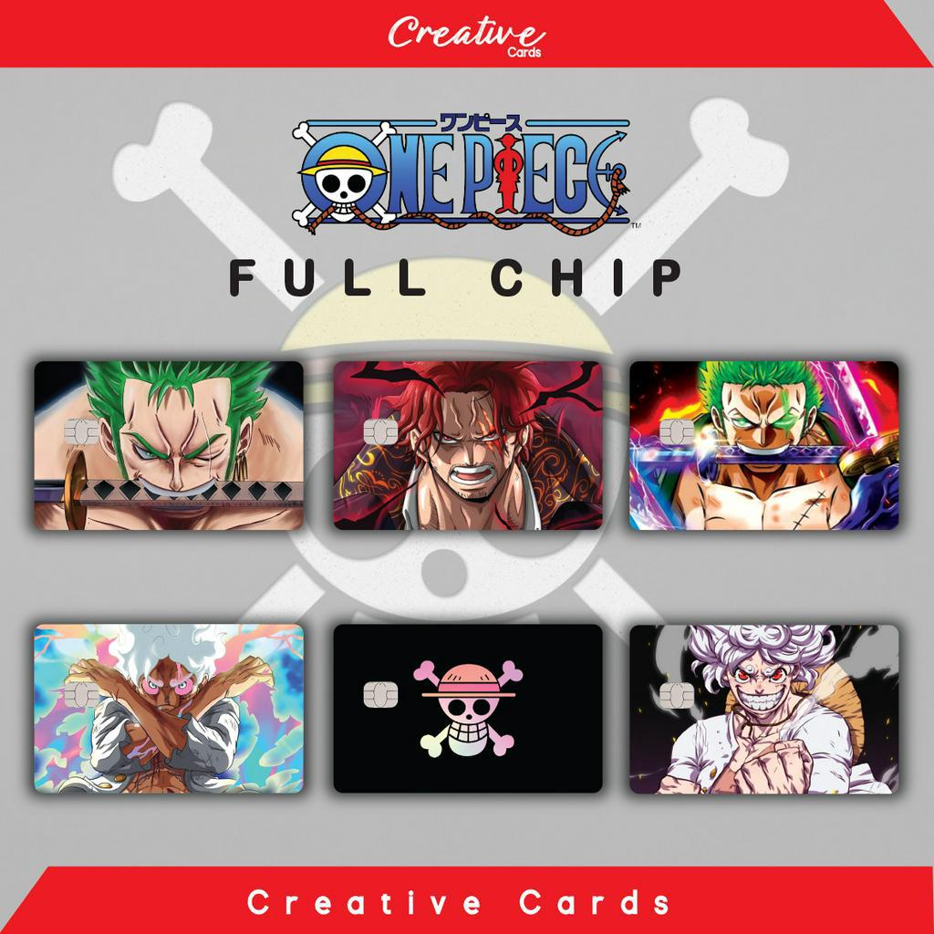 Sticker Garskin Atm Card Skin Card Anime - One Piece Atm Card Zoro ...