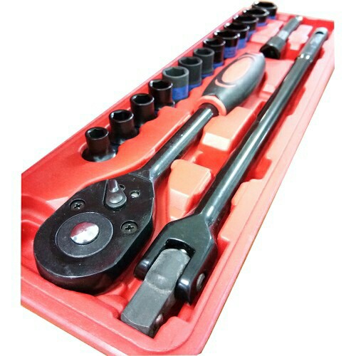 Box Spanar Set 17 PCS ½ DR. SOCKET WRENCH SET MLG-6301 | Shopee Malaysia