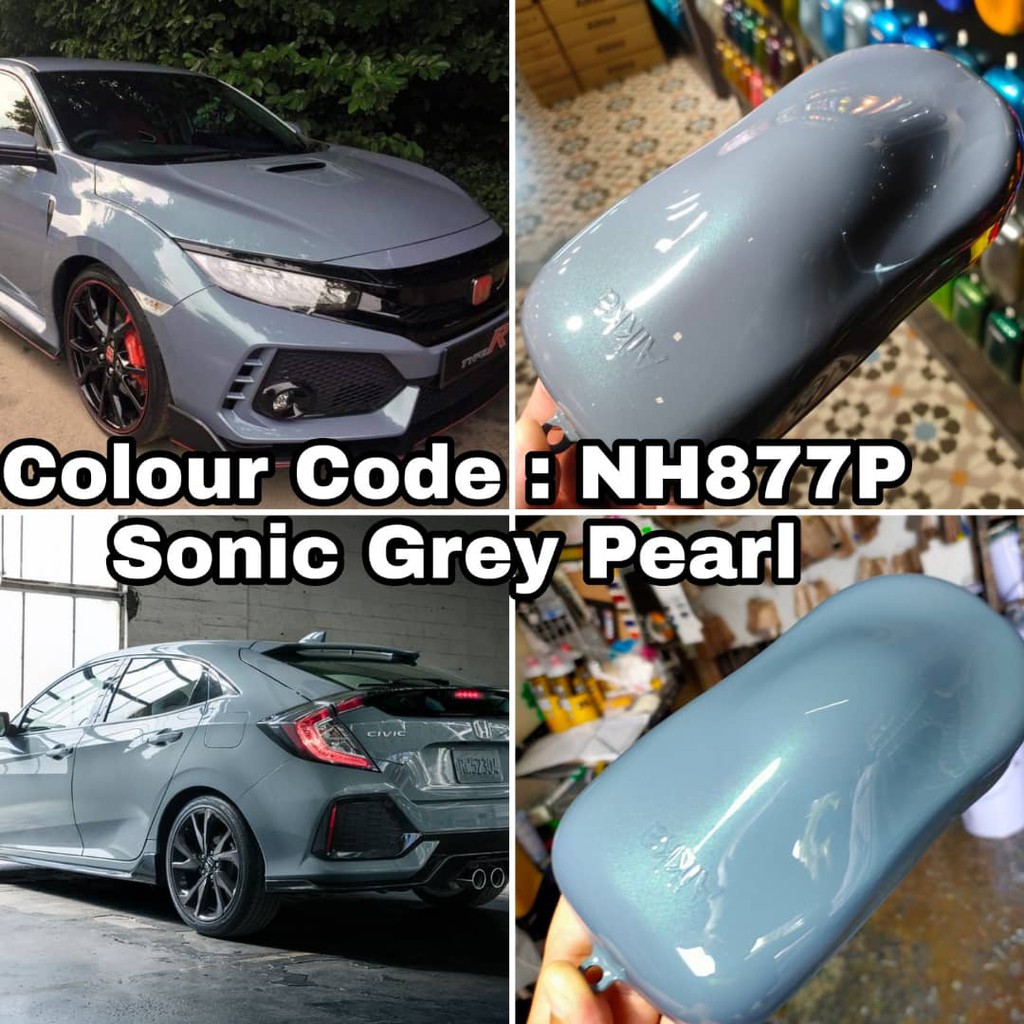 AIKKA Honda NH877P Sonic Grey / Car Body Paint / Pearl Colour Effect ...