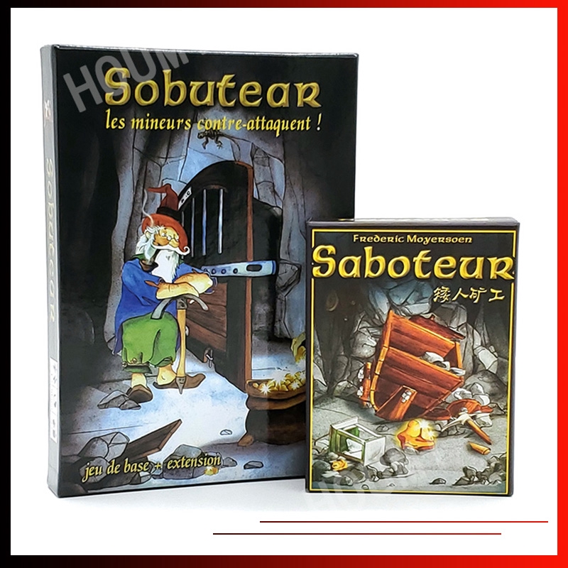 【Ready Stock】Saboteur Board Game 1+2 Version Jeu De Base+Extension ...