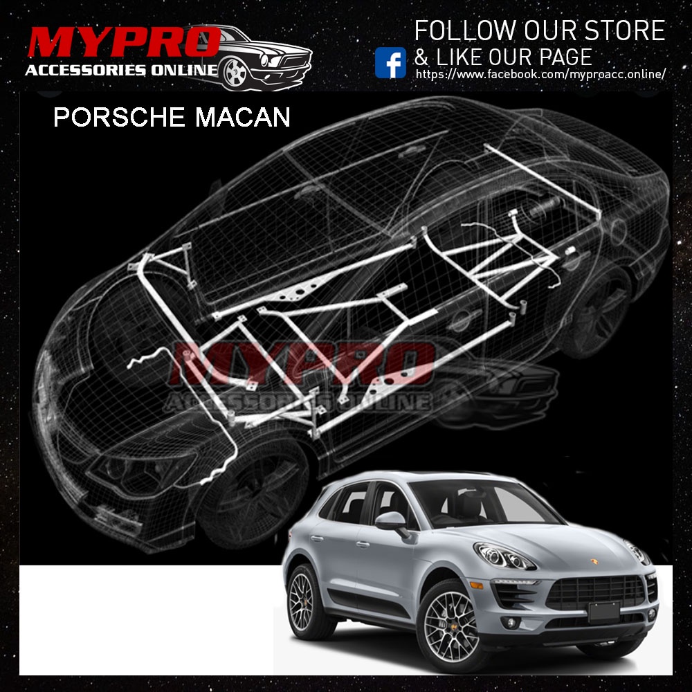 PORSCHE MACAN (Type 95B) 2.0T,3.0T '14 (4WD) 100%Original Ultra Racing ...