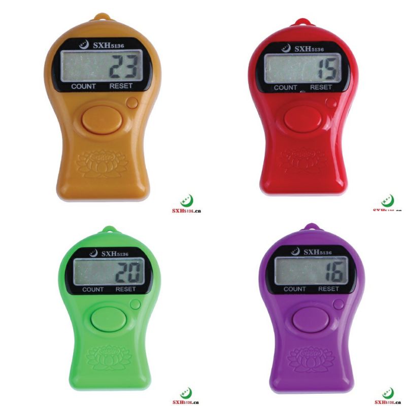 SXH5136 5 big Tasbih Digital / Digital Counter with LCD electronic hand ...