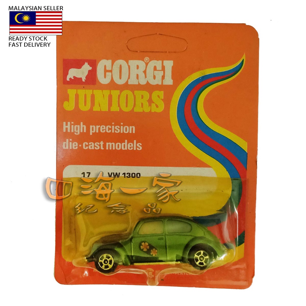 very Rare 1973 Corgi Juniors diecast toy model car 17 VW 1300 ...