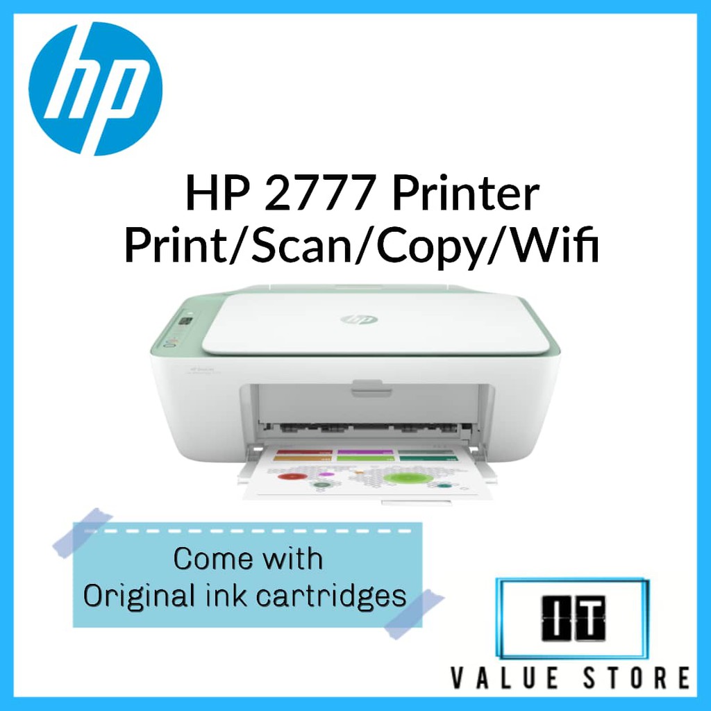 HP DeskJet Ink Advantage 2777 All-in-One Printer With Wireless | Shopee ...