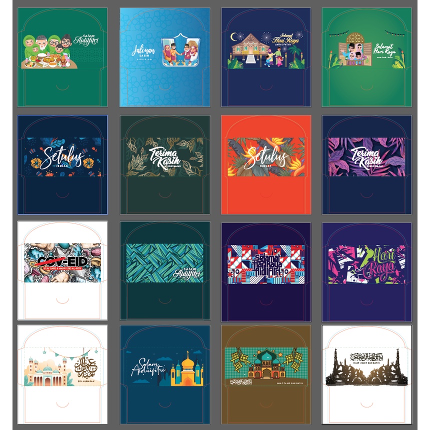 38 Design Template Sampul Raya Illustrator + Mockup Sampul Raya ...