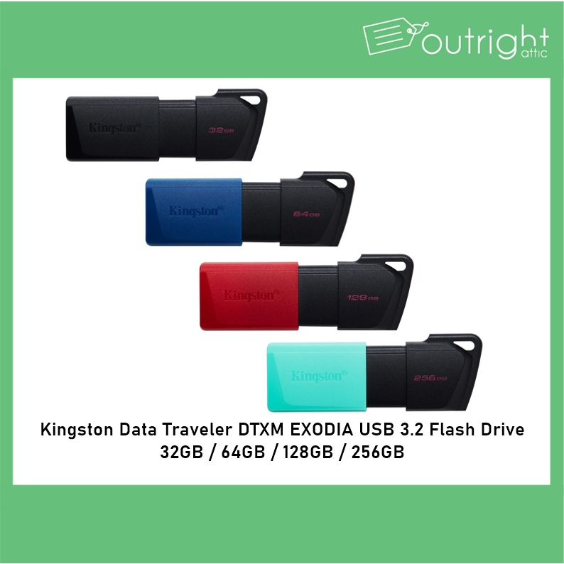 Kingston Data Traveler DTXM EXODIA USB 3.2 Flash Drive 32GB / 64GB ...