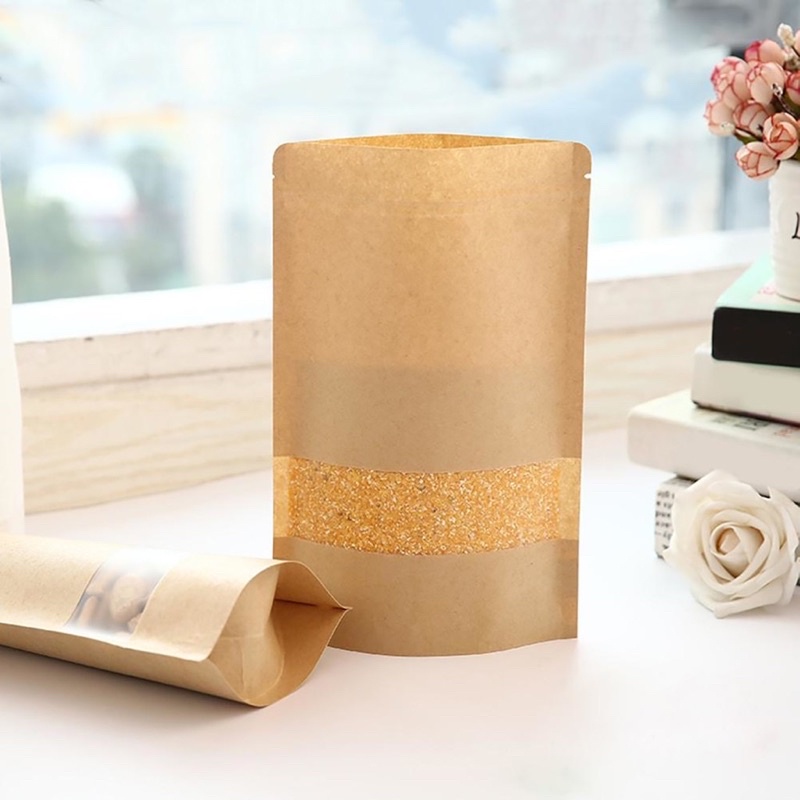 Kraft Paper Zip lock Bag/ Zipper Bag/Zip Lock Bags Doorgift Goodies ...