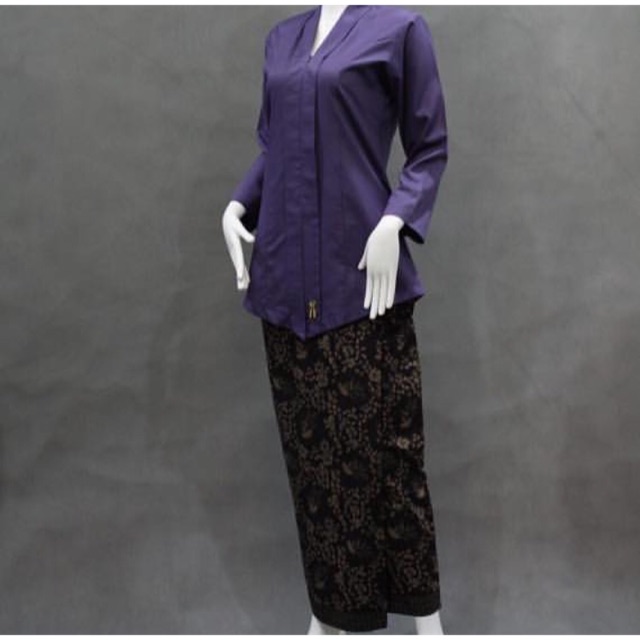 MINI KEBAYA WITH BATIK PRINT | Shopee Malaysia