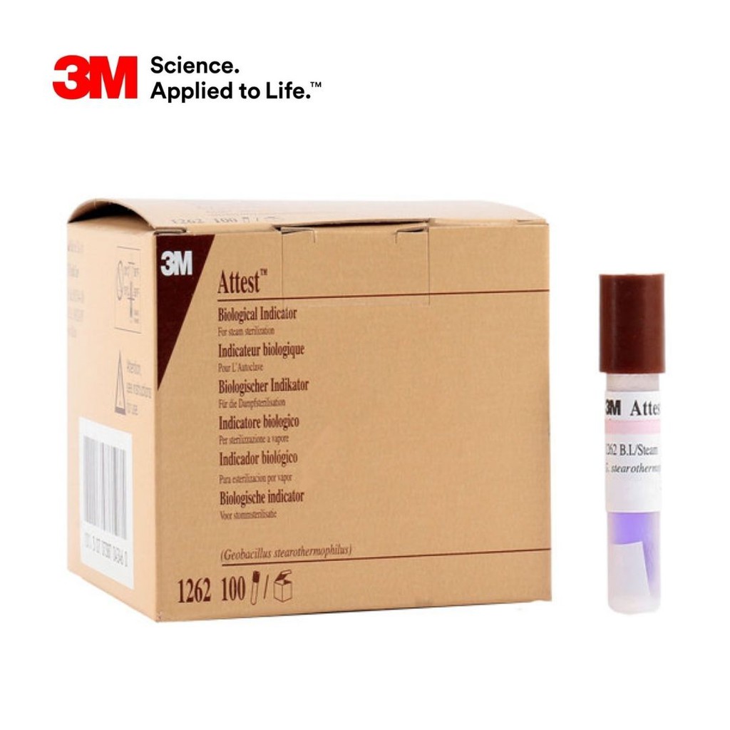 3M Attest Biological Indicator 1262 For Steam Sterilization | Shopee ...