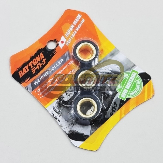 Roller CVT Racing Daytona Japan Black Teflon 12gr ADV PCX Vario 125 150 ...