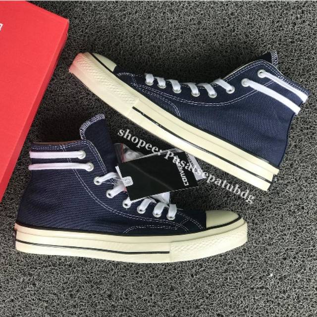 Converse All Star 70s High Navy Shoes | Shopee Malaysia