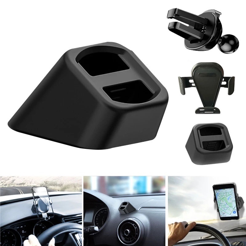 Universal Wireless Car Dashboard Mount Mobile Phone Holder Base Air ...