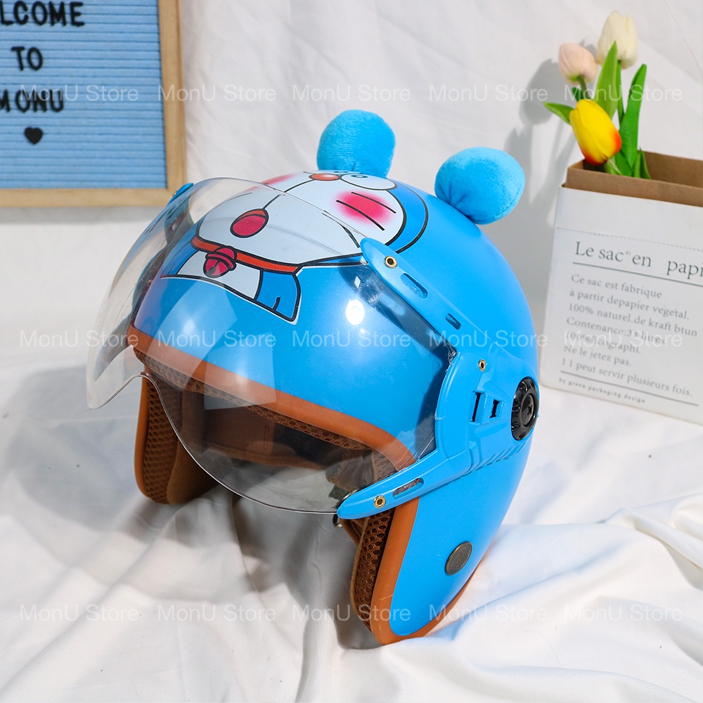 Doraemon 3 / 4 DOREMON DOREMON helmet has cute cute adult ears MON0081 ...