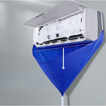 Gantung Servis Aircond Rumah Indoor unit Cleaner Cleaning Bag Cover Air ...