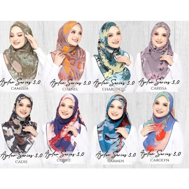YES HADEERA🔥HOT SALLER🔥‼️‼️10 HELAI RM100‼️ TUDUNG BAWAL AZALEA ‼️🔥 ...