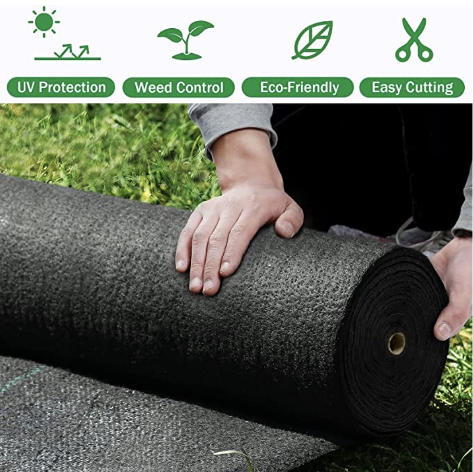 NEUGRO WEEDMAT Ready-Cut Penutup Rumput Siap Potong TEBAL 90GSM (1M*1M/1.2M*1.2M/1.5M*1.5M) 防草布 ...