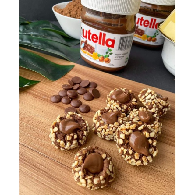 NUTELLA BUTTON COOKIES PREMIUM 50PCS | Shopee Malaysia