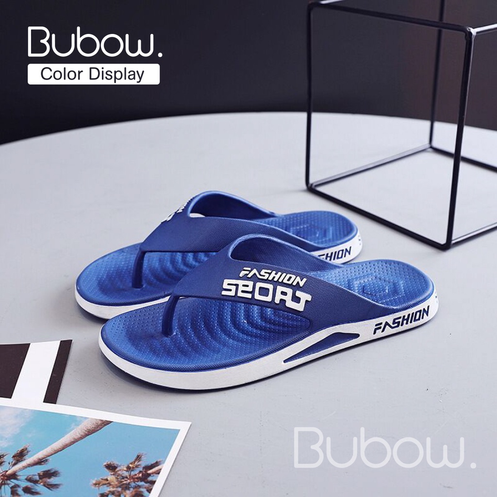 READY STOCK🔥BUBOW Men Casual Lifestyle Waterproof Sandal Slipper Kasut ...