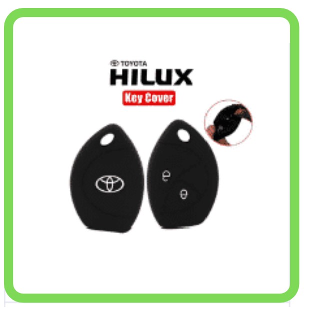 TOYOTA HILUX VIGO INNOVA FORTUNER Silicone Car Remote Key Cover Case ...