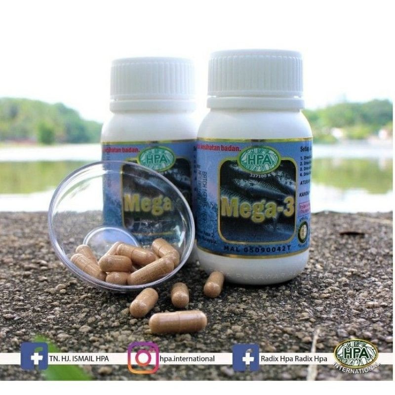 kapsul mega 3 original hpa (expire september 2023) 60 bovine kapsul ...