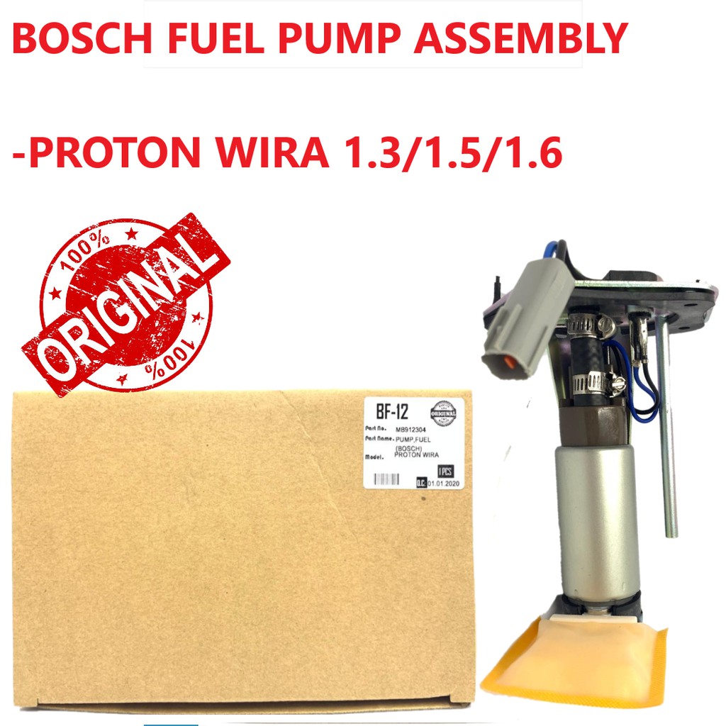 Mb912304 Fuel Pump With Bracket Genuine Bosch Proton Wira 1.6 Premium ...
