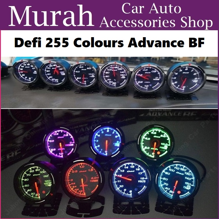☆Defi 255 Colours Advance BF☆ Smart Digital Meter Gauge with sensor ...
