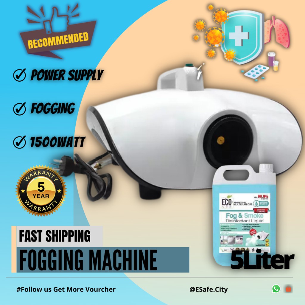 Goods in stock 🔥Readystock🔥sanitizer spray machine 1500W Fogging ...